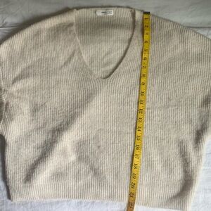 Mango | Sweaters | Mng Mango Chunky Ribbed Knit Vneck Oversized Sweater ...